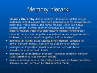 Modul ARSITEKTUR KOMPUTER Program Studi Ilmu Komputer | PPT