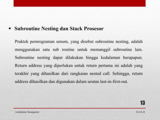 Arsitektur komputer pertemuan 10 | PDF