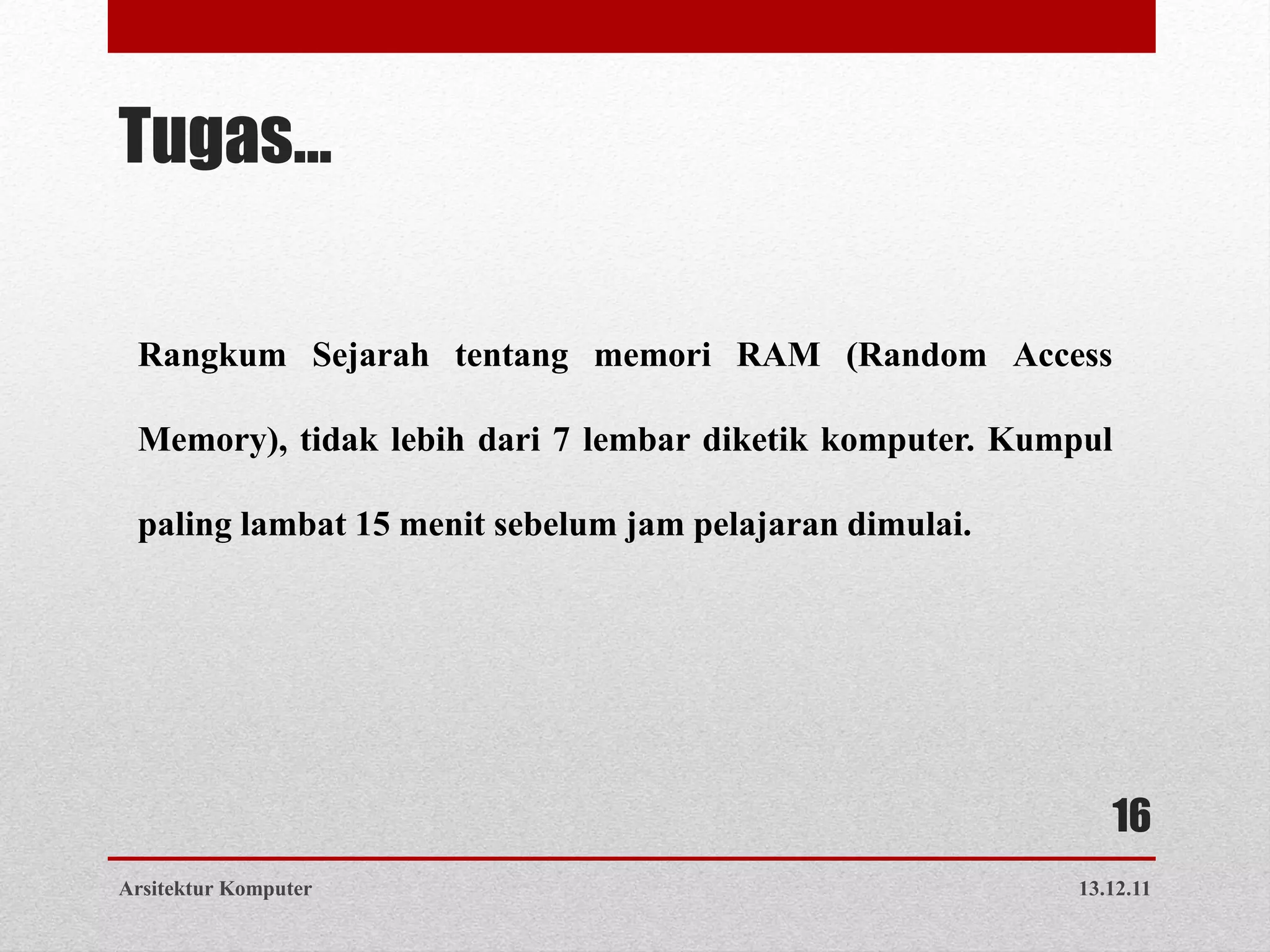 Arsitektur komputer pertemuan 12 | PPT
