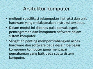 Arsitektur Komputer 1.ppt