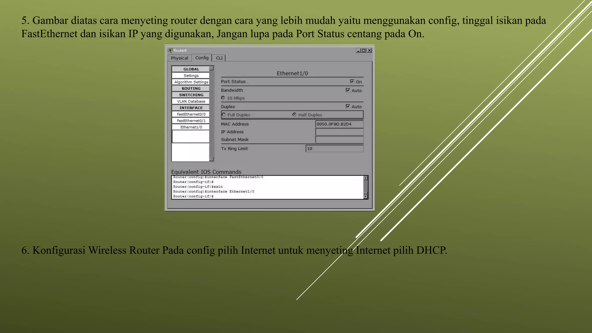 Arsitektur komputer Setting Wlan dengan Cisco | PPT
