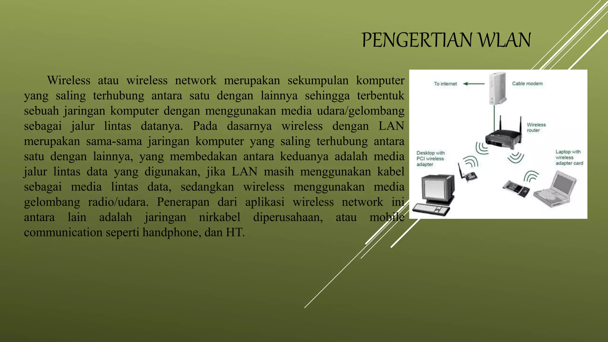 Arsitektur komputer Setting Wlan dengan Cisco | PPTX