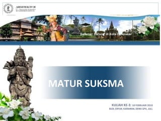 Arsitektur Kota | PPT