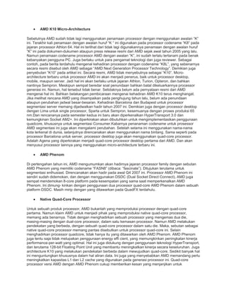 Arsitektur mikroprosesor | DOC