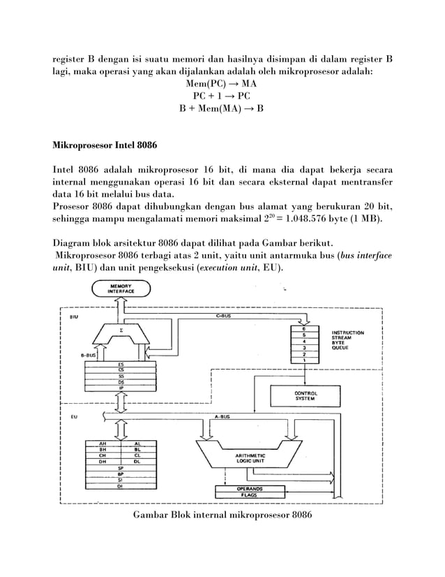 Arsitektur mikroprosesor | DOC