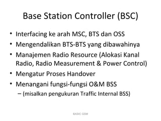 Arsitektur network gsm | PPT