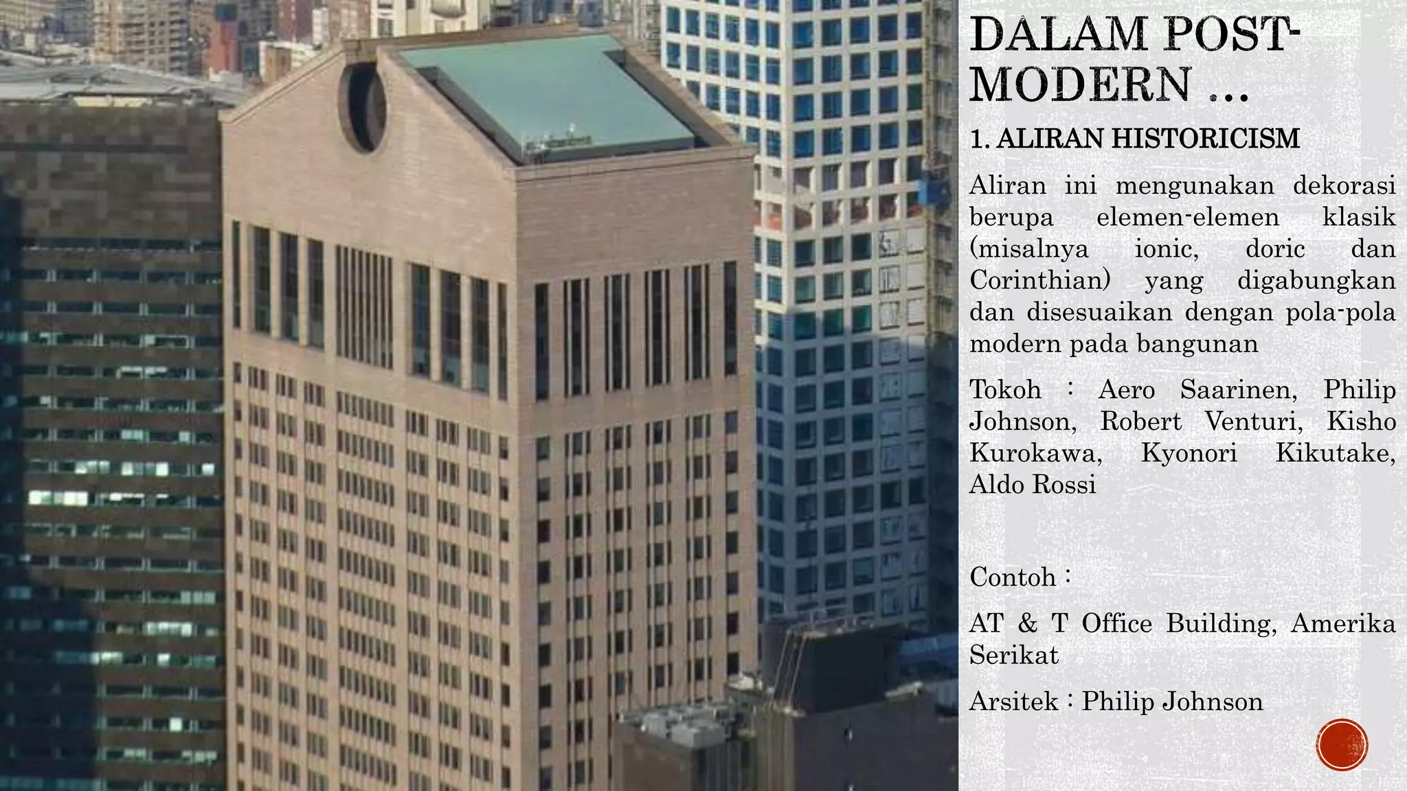 Arsitektur post modern | PPTX