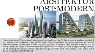 Arsitektur post modern | PPTX