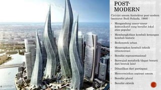 Arsitektur post modern | PPTX