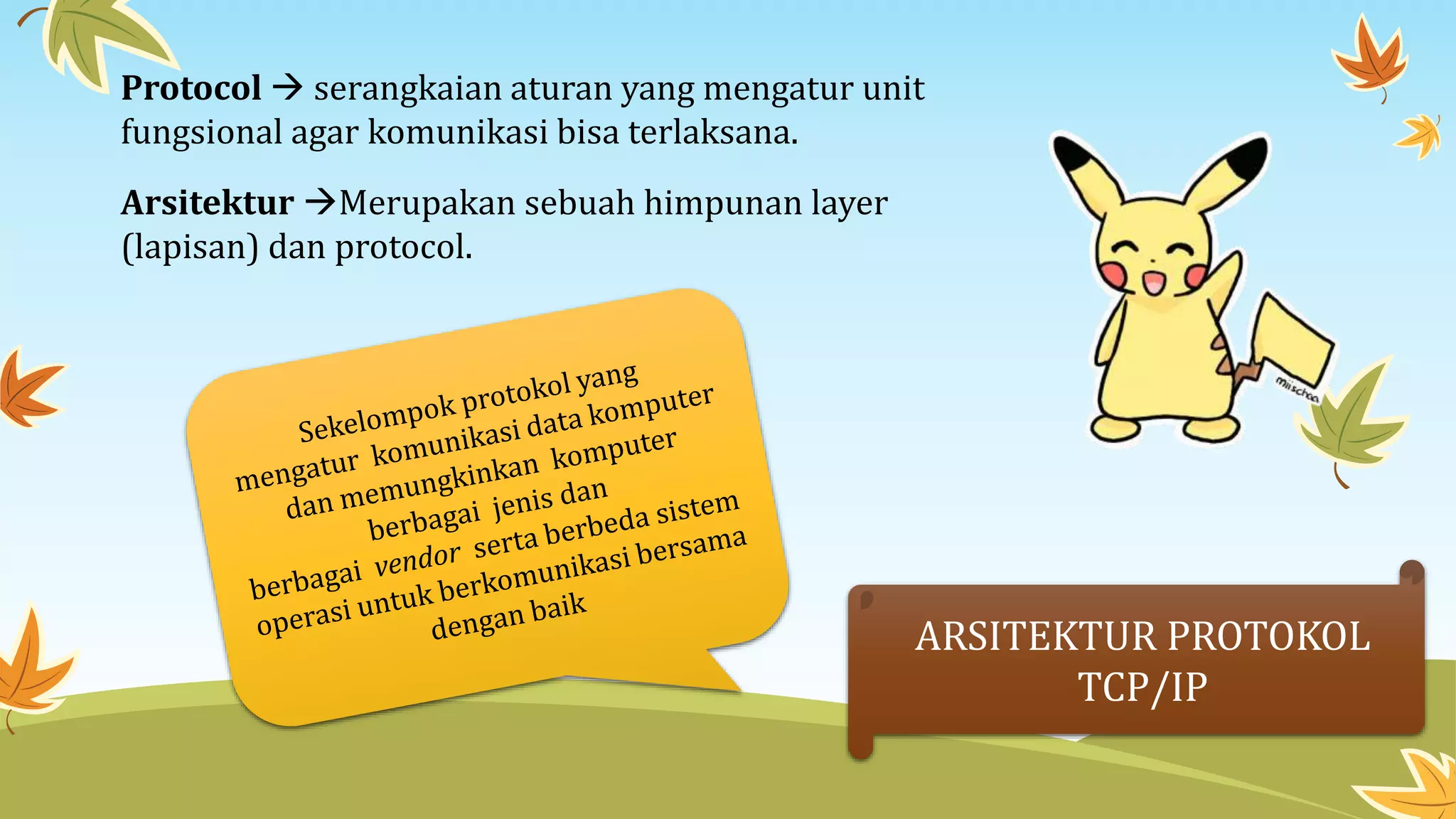 Arsitektur protokol tcp/ip | PPTX