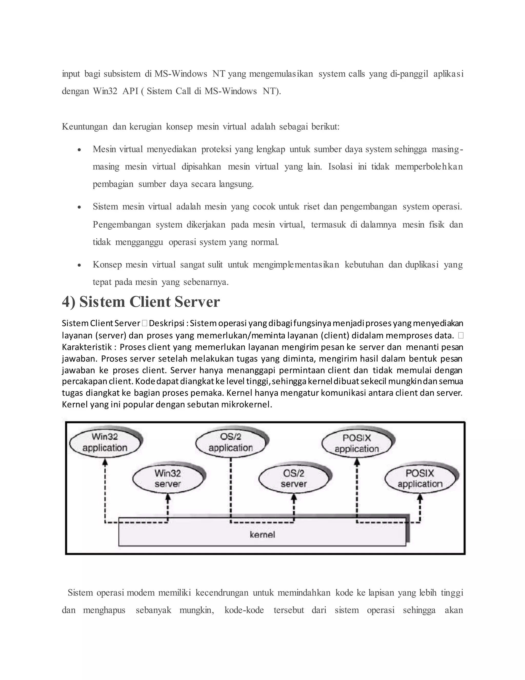 Arsitektur sistem operasi | DOCX