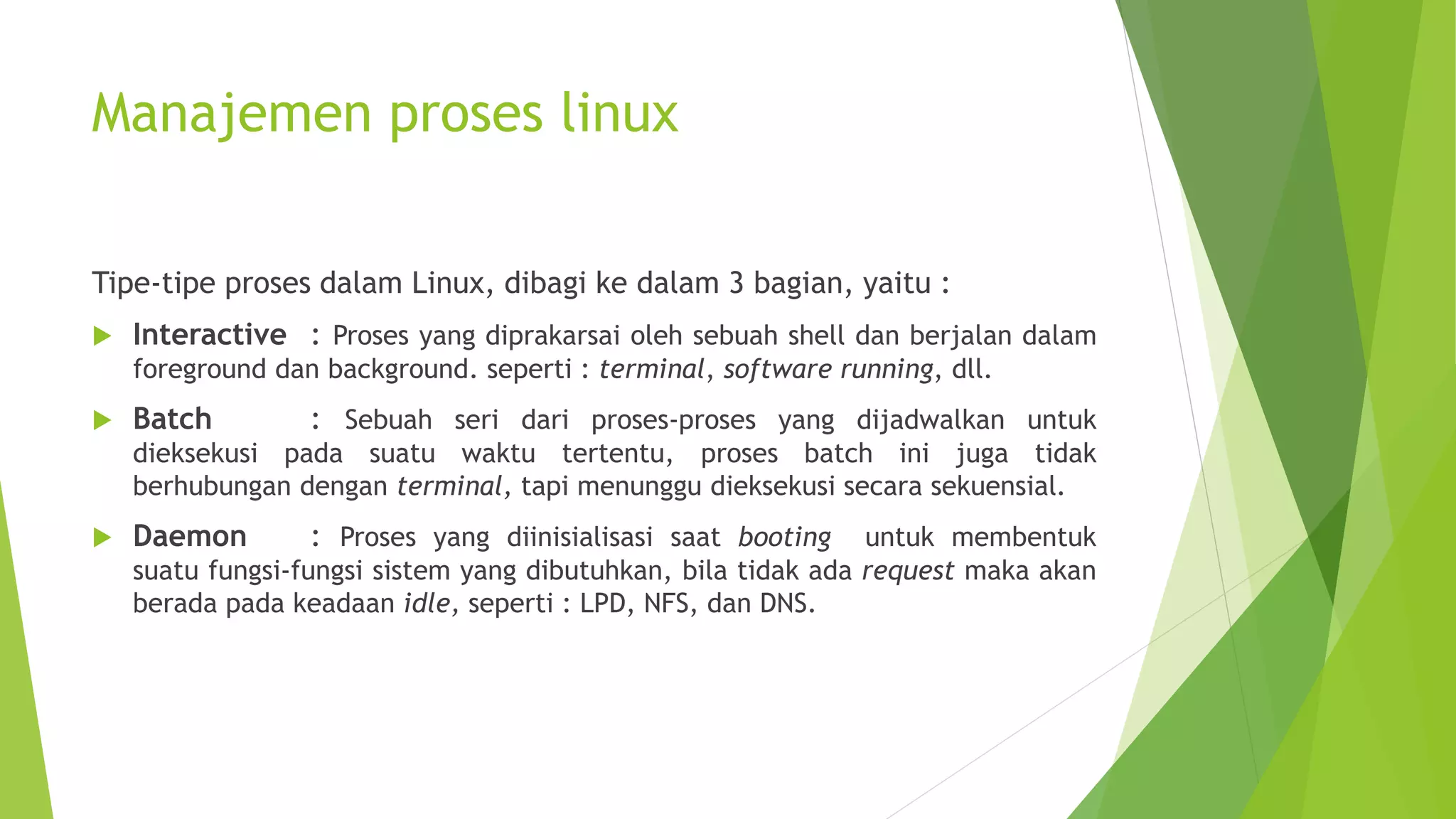 Arsitektur sistem operasi linux. | PPTX