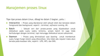 Arsitektur sistem operasi linux. | PPTX
