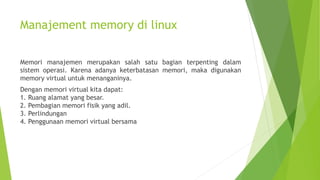Arsitektur sistem operasi linux. | PPTX