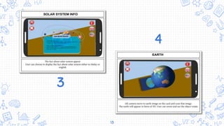 Ar Model Application based on Solar System Card for Kids | PPT