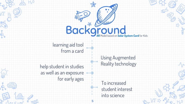 Ar Model Application based on Solar System Card for Kids | PPT