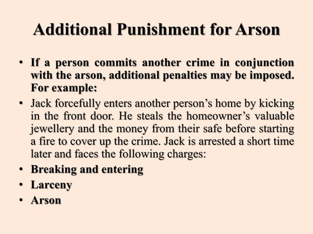 Arson | PPTX