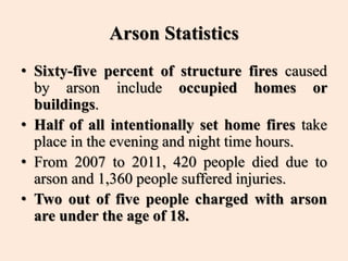 Arson | PPTX