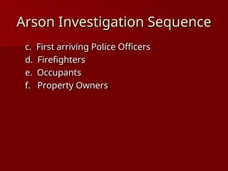 Arson-Investigation processing Discussion 1.ppt