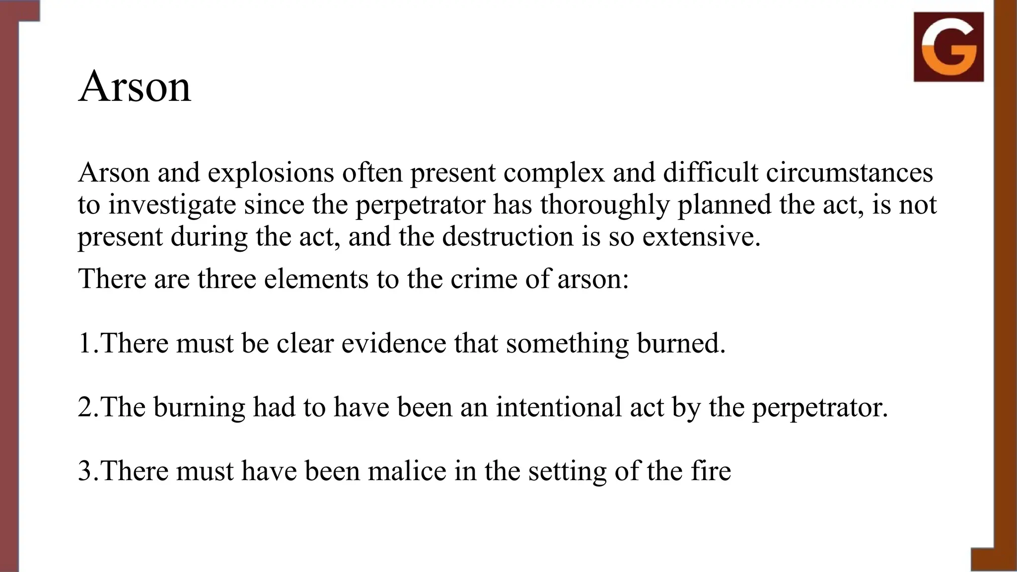 Arson chemistryvcfhgvvgfytfhgvhtfuyuygjh 2.1.ppt