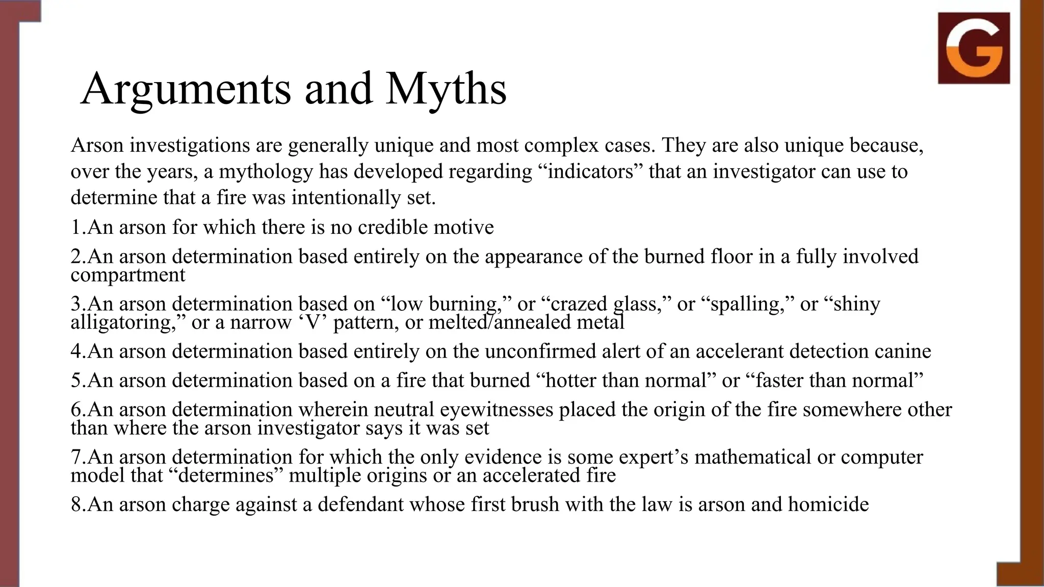 Arson chemistryvcfhgvvgfytfhgvhtfuyuygjh 2.1.ppt