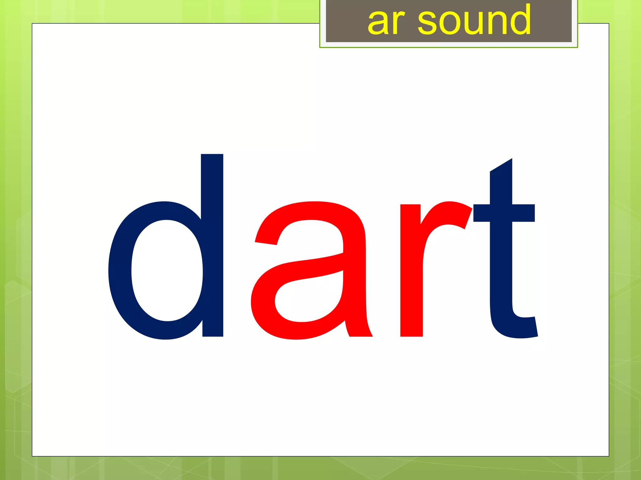 ar phonic sound | PPTX