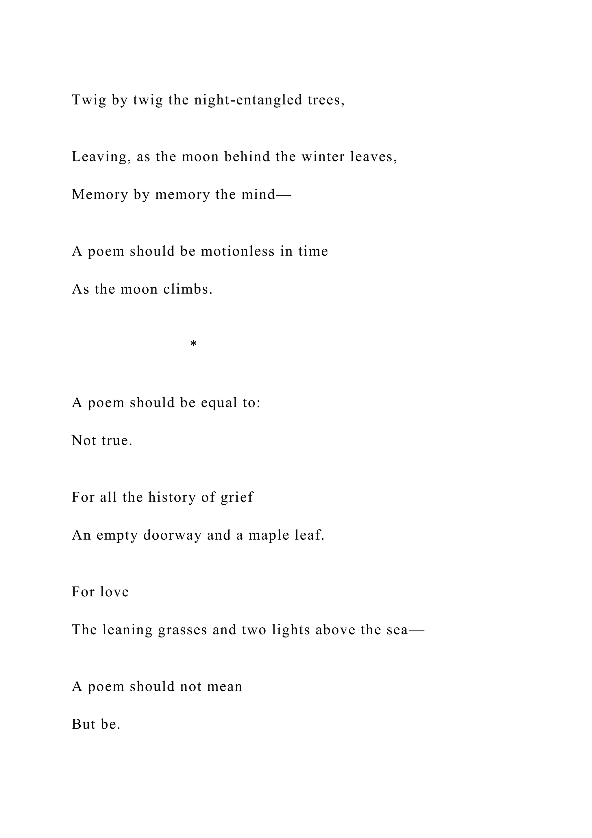 Ars PoeticaBY ARCHIBALD MACLEISHA poem should be palpabl.docx