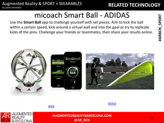 Augmented Reality & Sport + Wearables | PPTX