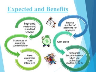 Automatic Restaurant Order System PPT | PPTX