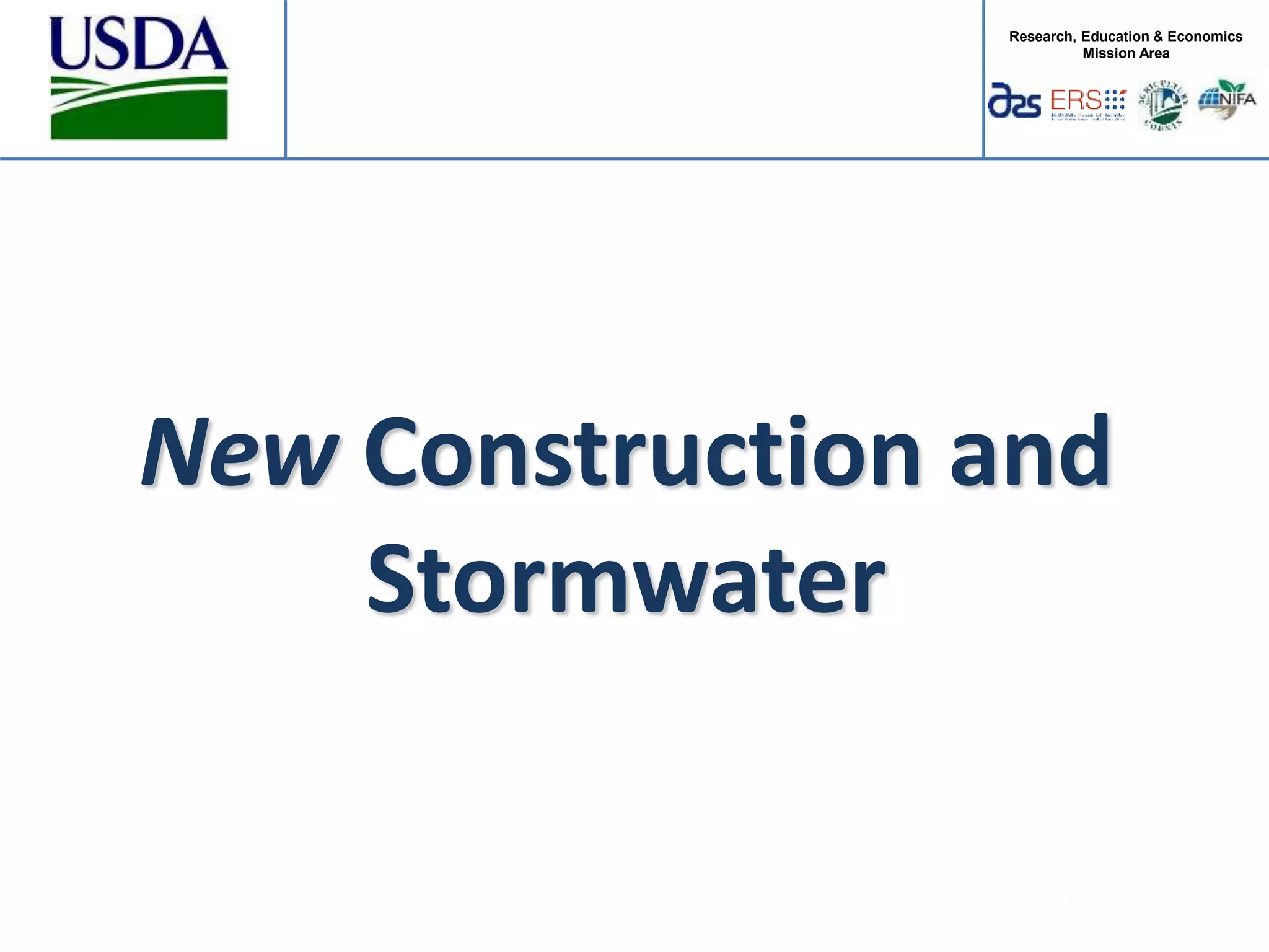 Regulatory Overview of Stormwater Management | PPT