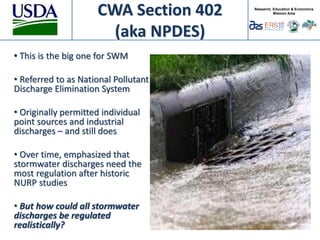 Regulatory Overview of Stormwater Management | PPT