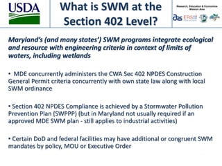 Regulatory Overview of Stormwater Management | PPT