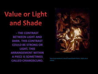 Elements and Principles | PPTX | Painting | Arts and Crafts