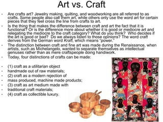 KCC Art 141 Chapter 1 What Is Art | PPT
