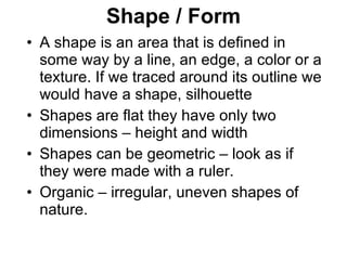 Art 141 Chapter 4 Shape Value Shading Shadow | PPT
