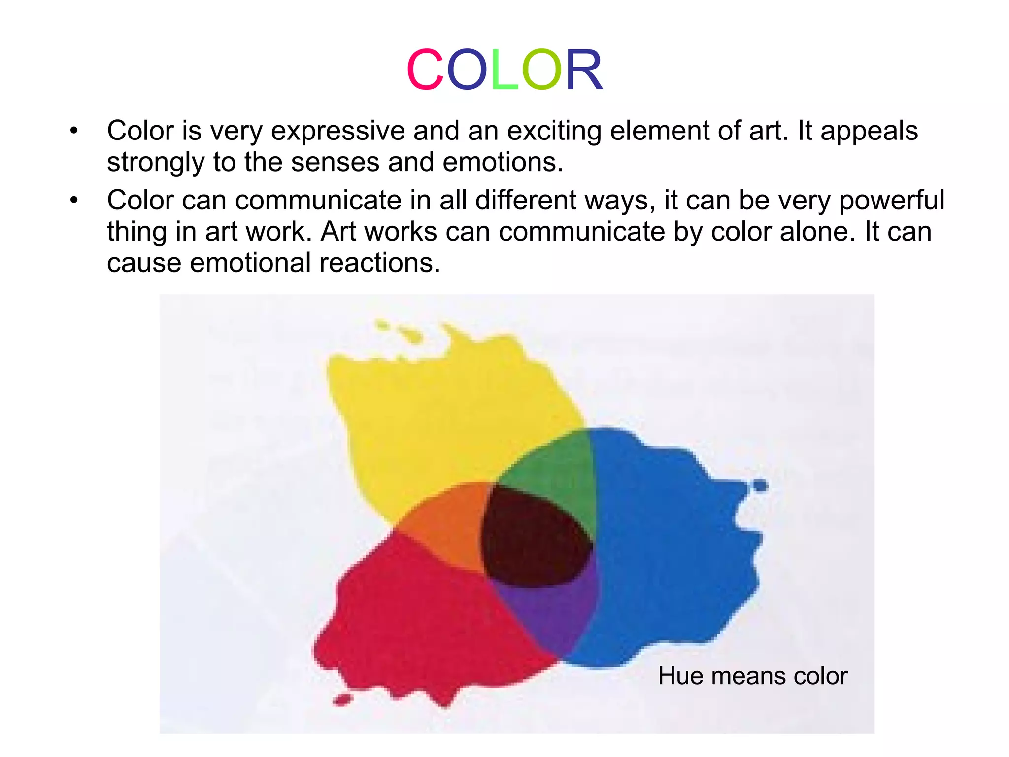 KCC Art 141 Chapter 6 Color Pattern Texture | PPT