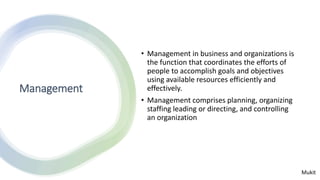 Management Is Art | PPTX