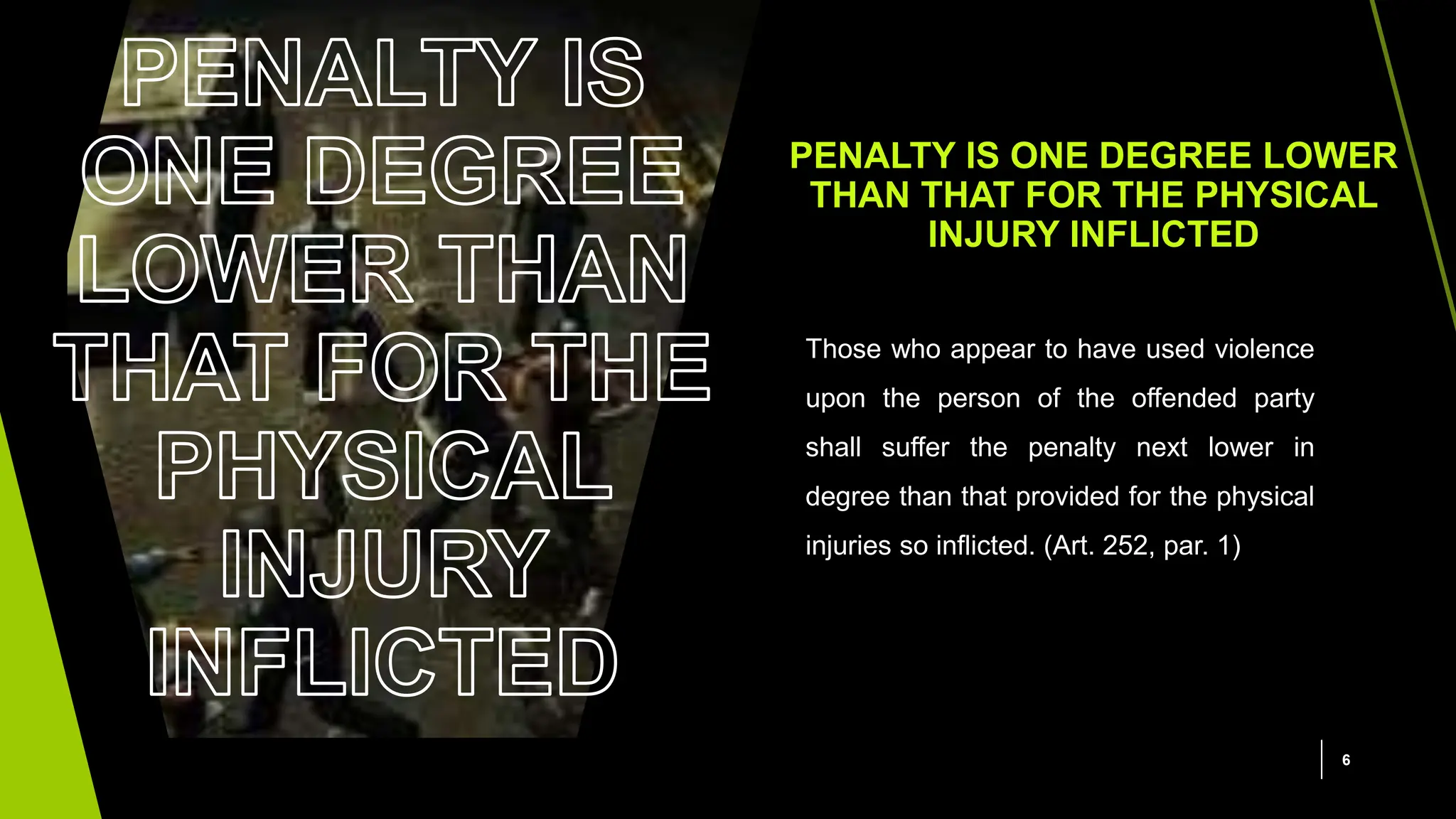 Art. 252 .Physical injuries inflicted in a tumultuous affray | PPTX