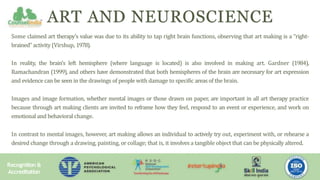 art therapy and presentation based on art | PPTX