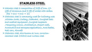 Power point presentation on Alloys, it's composition, it's uses | PDF