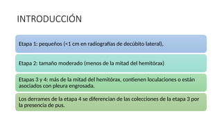 Toracoscopia como decorticacion avanzada en pediatria | PPTX