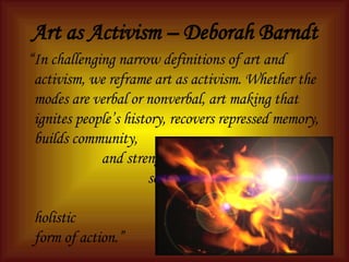 Art As Activism | PPT