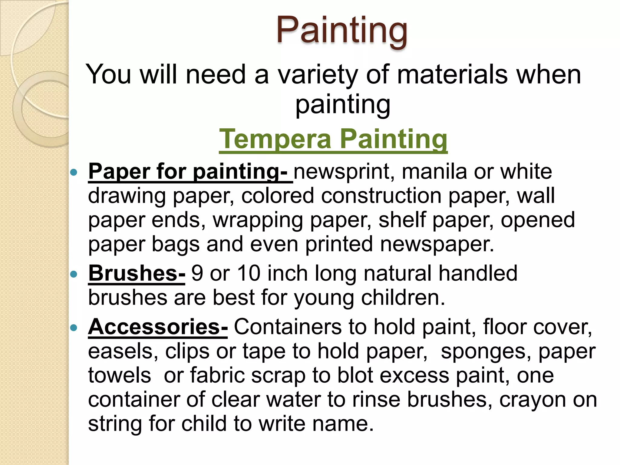 Art basics for young children | PPTX