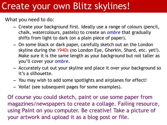 Art - Blitz Skylines | PPT | Drawing and Sketching | Arts and Crafts