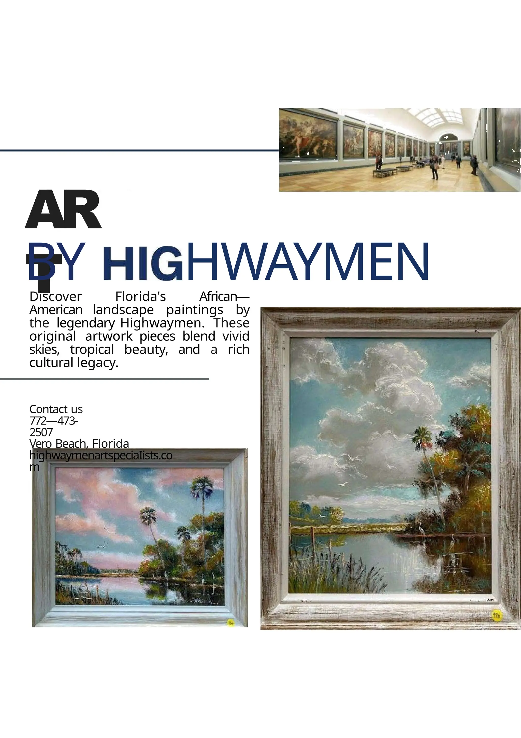 Highwaymen Art Paintings | Florida Landscape Artwork | PPTX