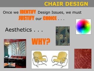Art Deco Chair Design Assignment | PPT