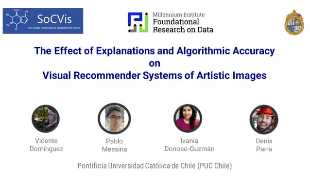 The Effect of Explanations & Algorithmic Accuracy on Visual Recommender Systems of Artistic ...