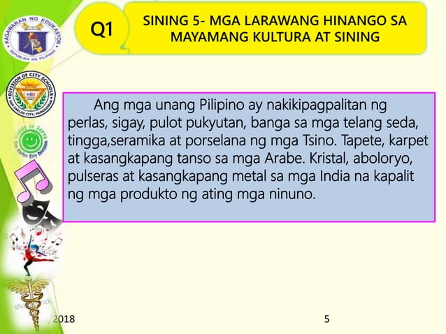 Art 5 Grade 5 1st Quarter Lesson 1 | PPTX