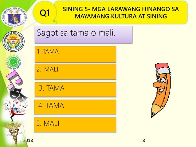 Art 5 Grade 5 1st Quarter Lesson 1 | PPTX