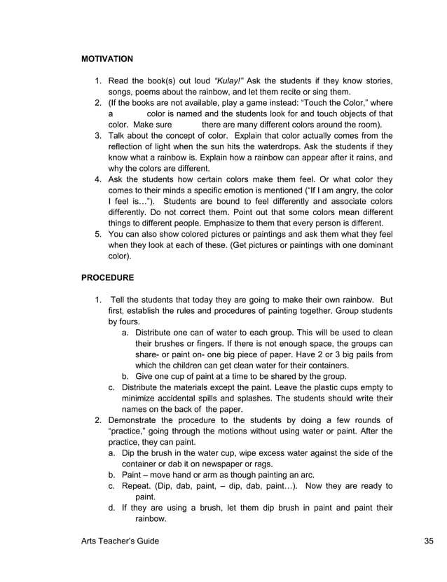 Art gr-1-teachers-guide-q12 | PDF